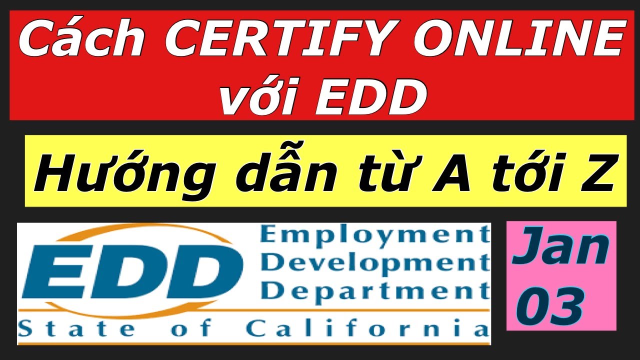 #209] HƯỚNG DẪN cách làm CERTIFY Online với EDD từ đầu đến cuối - YouTube
