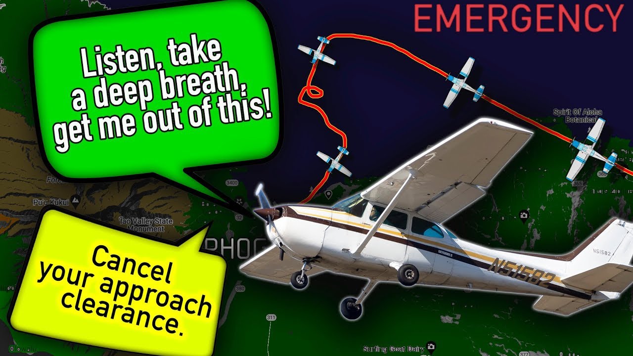 ATC vs PILOT. Pilot got into bad weather conditions. REAL ATC - YouTube
