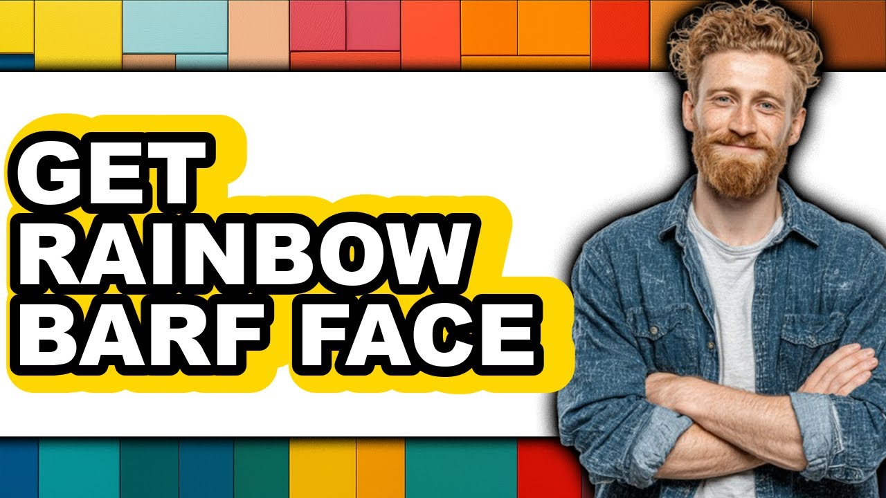 How To Get Rainbow Barf Face (UPDATED) - YouTube