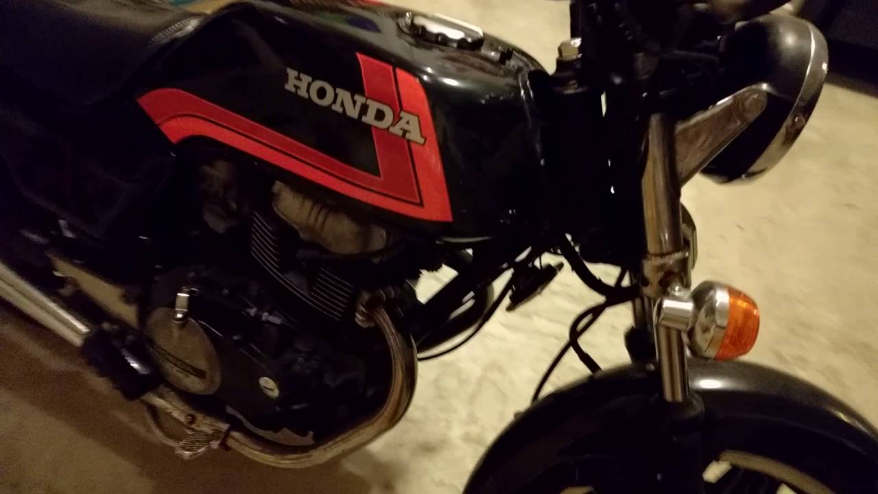 1982 Honda CB450 T Hawk - YouTube