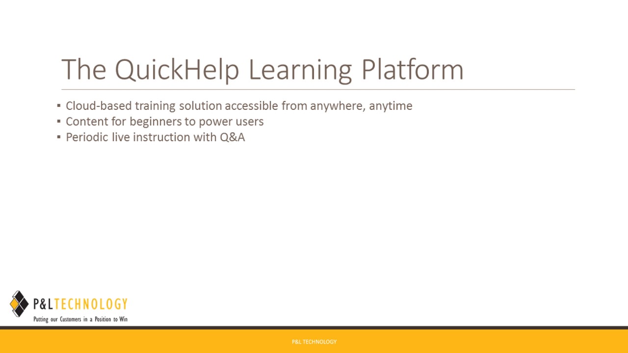 Quickhelp Learning Platform for Business - YouTube