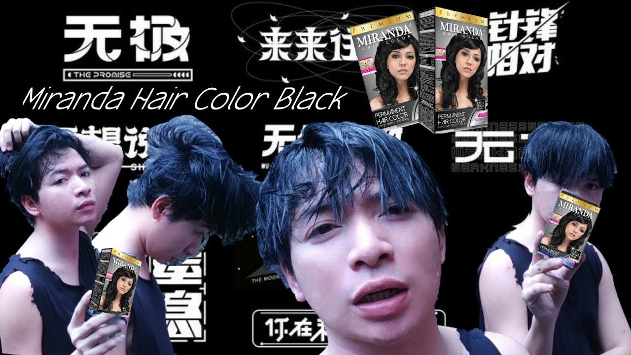 [Tutorial] CARA MEMGHITAMKAN RAMBUT, Permanen Hitam Berkilau | MIRANDA ...