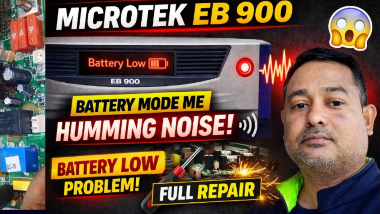 Microtek EB Series Inverter Repair 🔥 | Overload Issue | SMD Resistor ...