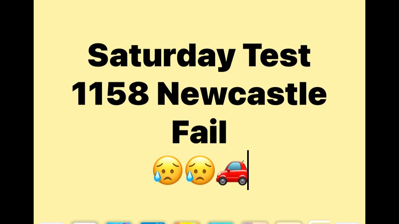 Saturday Driving Test 1158 - YouTube