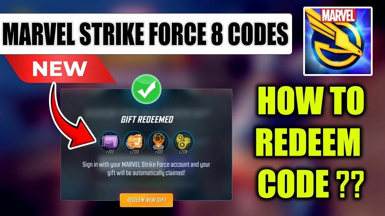 MARVEL STRIKE FORCE CODES | HOW TO REDEEM CODES IN MARVEL STRIKE FORCE ...