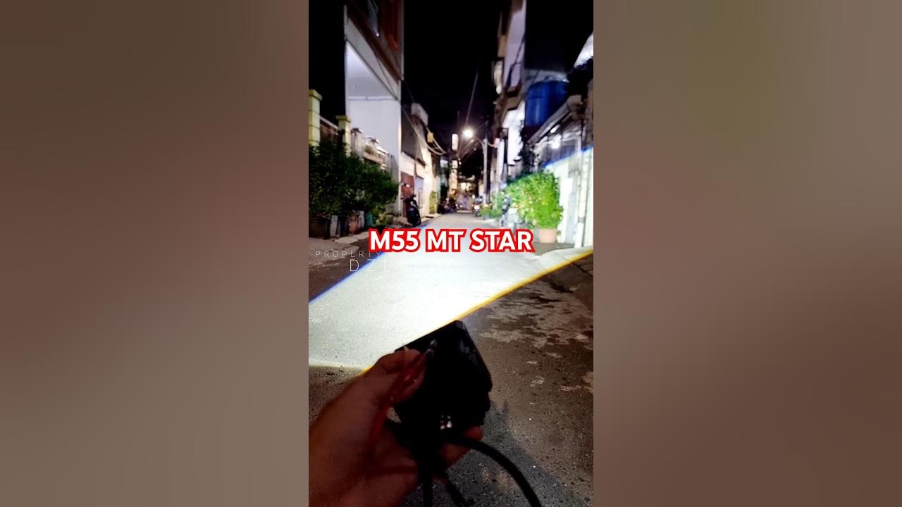 lampu tembak sorot led biled m55 mt star shroud matrix x1 waterproof ring devil #dzlled - YouTube