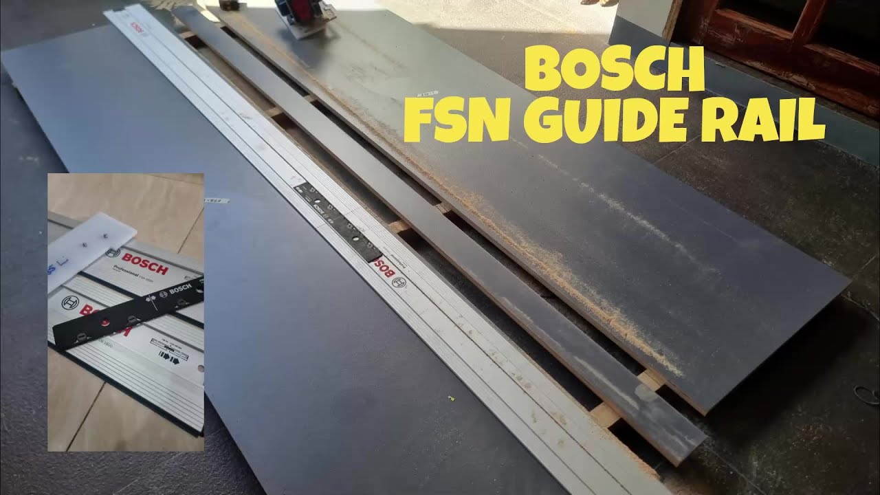 TOOL GUIDE | IMPROVISED VS BOSCH FSN GUIDE RAIL | FSN VEL + FSN ADAPTER ...