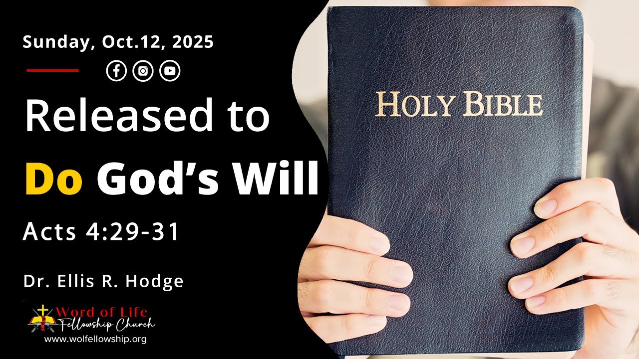 Released to Do God’s Will || Dr. Ellis R. Hodge - YouTube