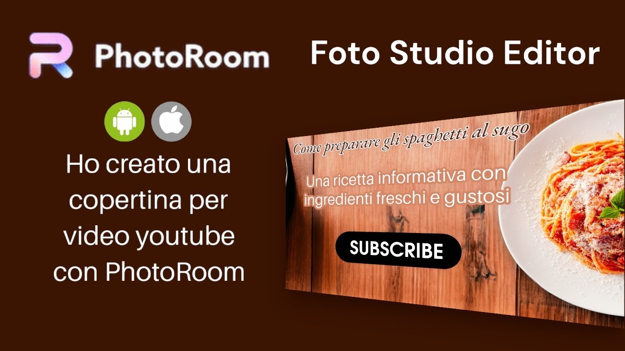 Ho creato una copertina per video youtube con PhotoRoom - YouTube