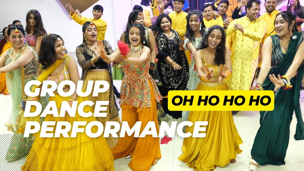 Group dance Performance || Family Dance Performance || Oh Ho Ho Ho Song ...