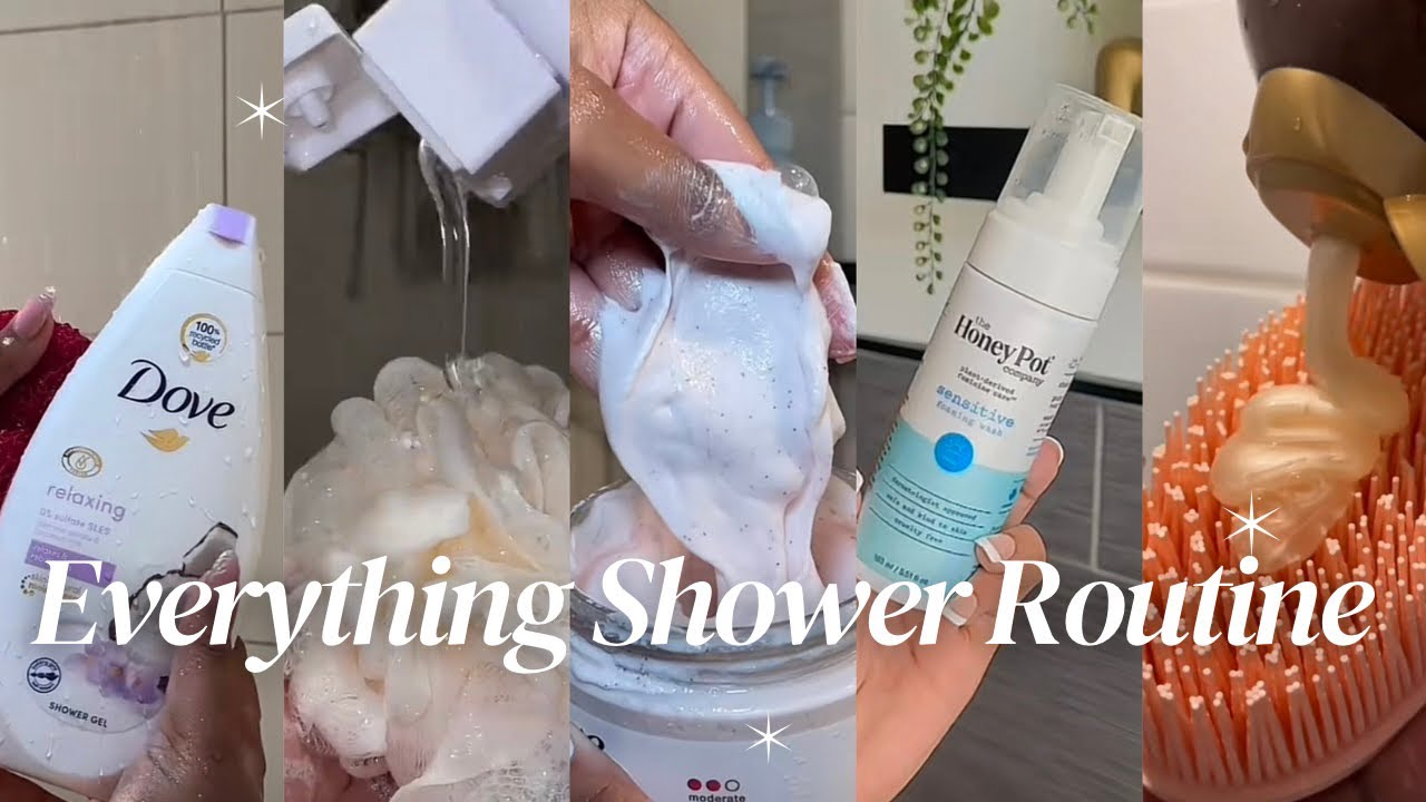EVERYTHING NIGHT SHOWER ROUTINE💦🌙Feminine hygiene, Skincare, BodyCare ...