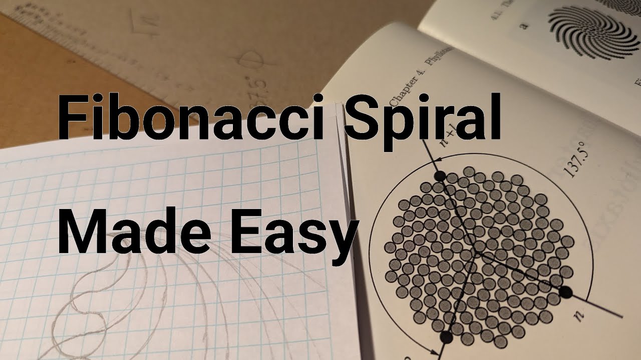 Make your own Phyllotaxis Spiral with a pencil and cardboard (easy math ...