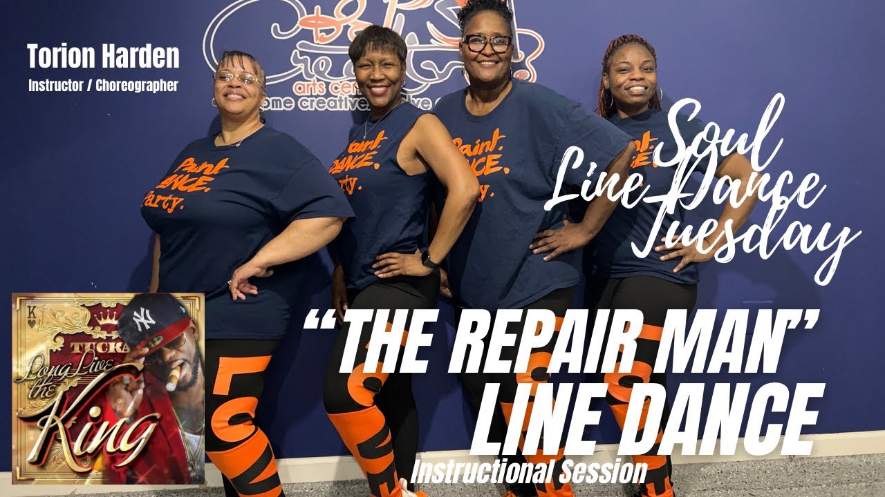 Soul Line Dance Tuesday LIVE! - “The Repair Man” Line Dance ...