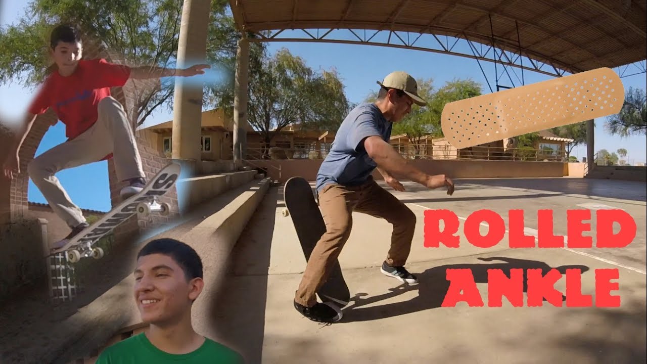 SKATER ROLLS ANKLE - YouTube