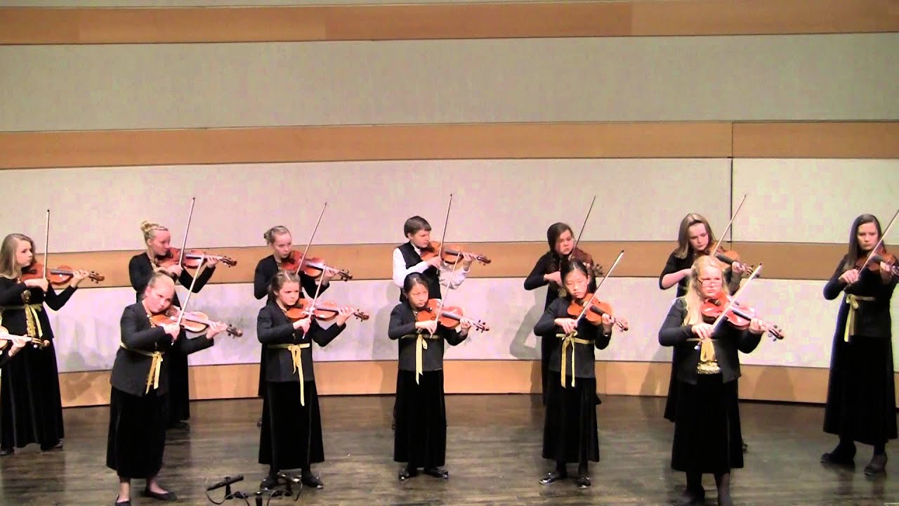 10 May 2014 - Rocky Mountain Strings - Concerto in E minor - YouTube