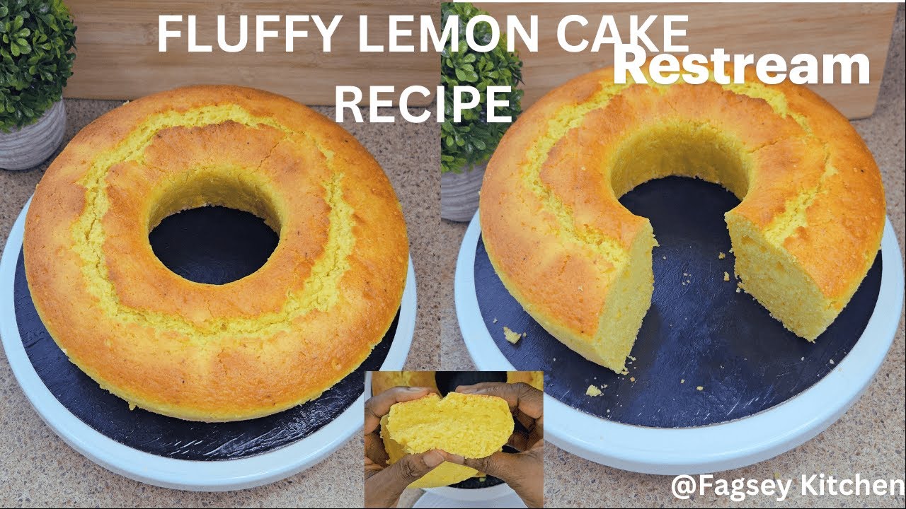 Easy & Quick Lemon Cake Recipe- So Fluffy😋 - YouTube