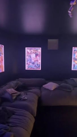 HOME THEATER LED LIGHTBOX MOVIE POSTER SNAP FRAME - YouTube