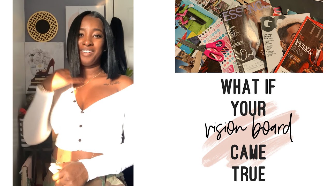 NEW YEAR NEW ME! VISION BOARD! CLAIMING IT! Part 1 - YouTube