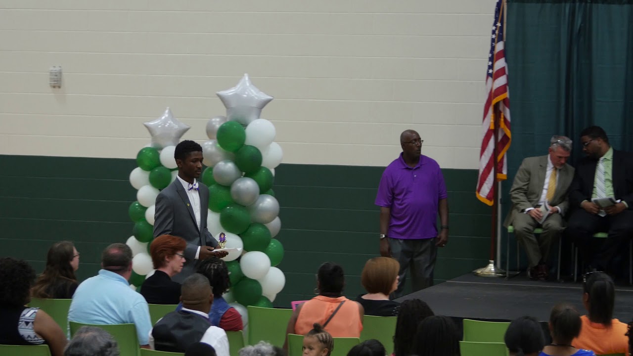 Ira Graham IV Receiving Awards at Berwick's 8th Grade Graduation 6.01. ...