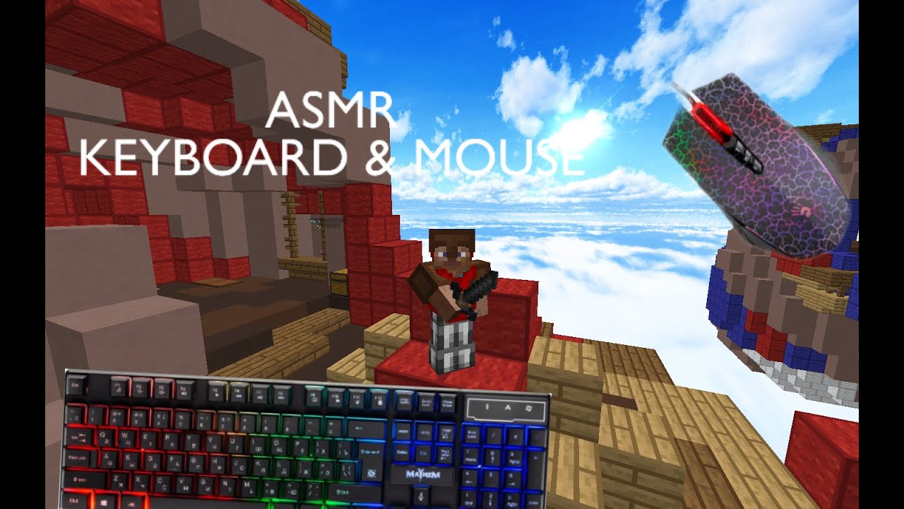 keyboard & mouse - asmr v1(defender mayhem & bloody a7) - bedwars - YouTube