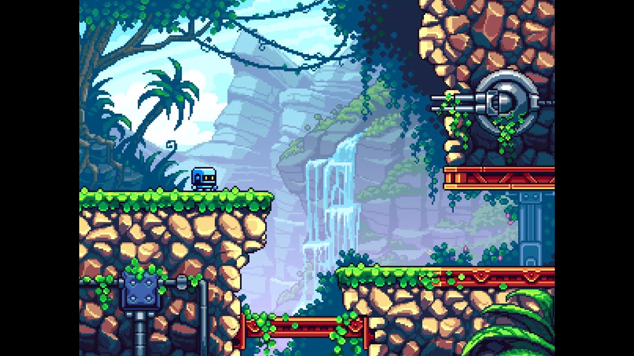 Bzzzt Game - Jungle environment pixel art creation - YouTube