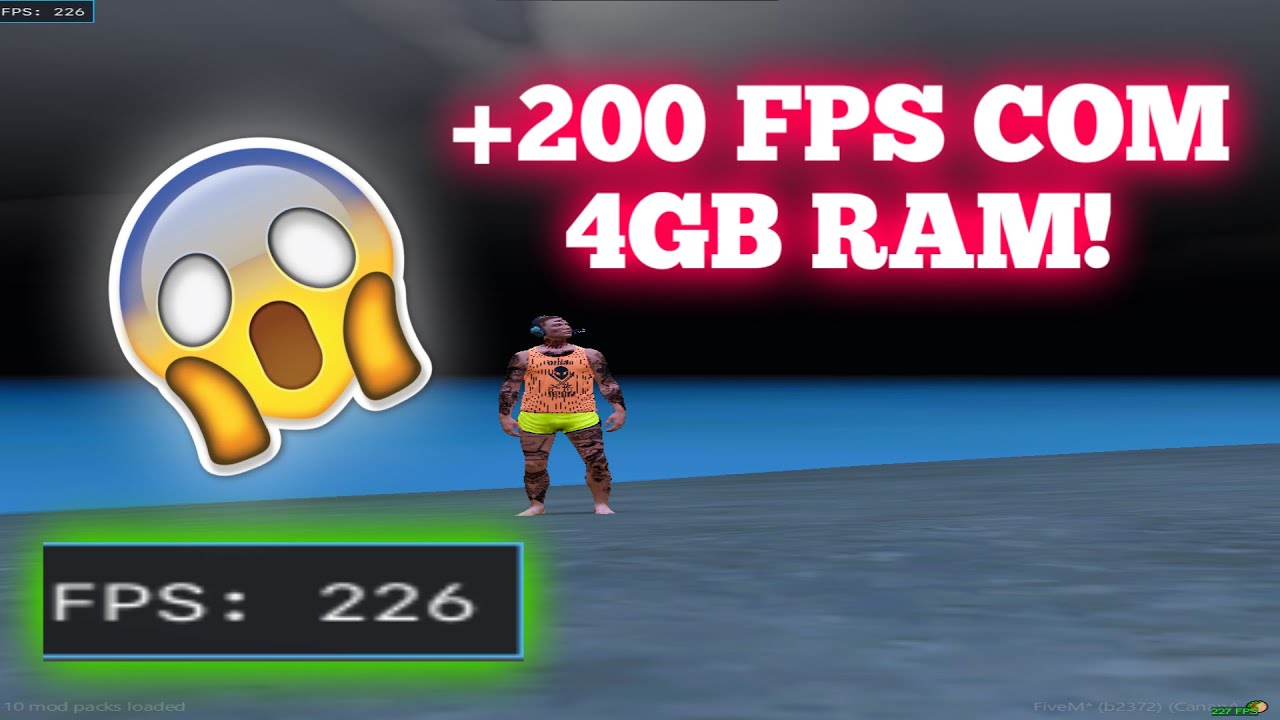 *CITIZEN 4GB RAM SUPER LEVE E OTIMIZADA PRA PC FRACO! +200 FPS! - GTA ...