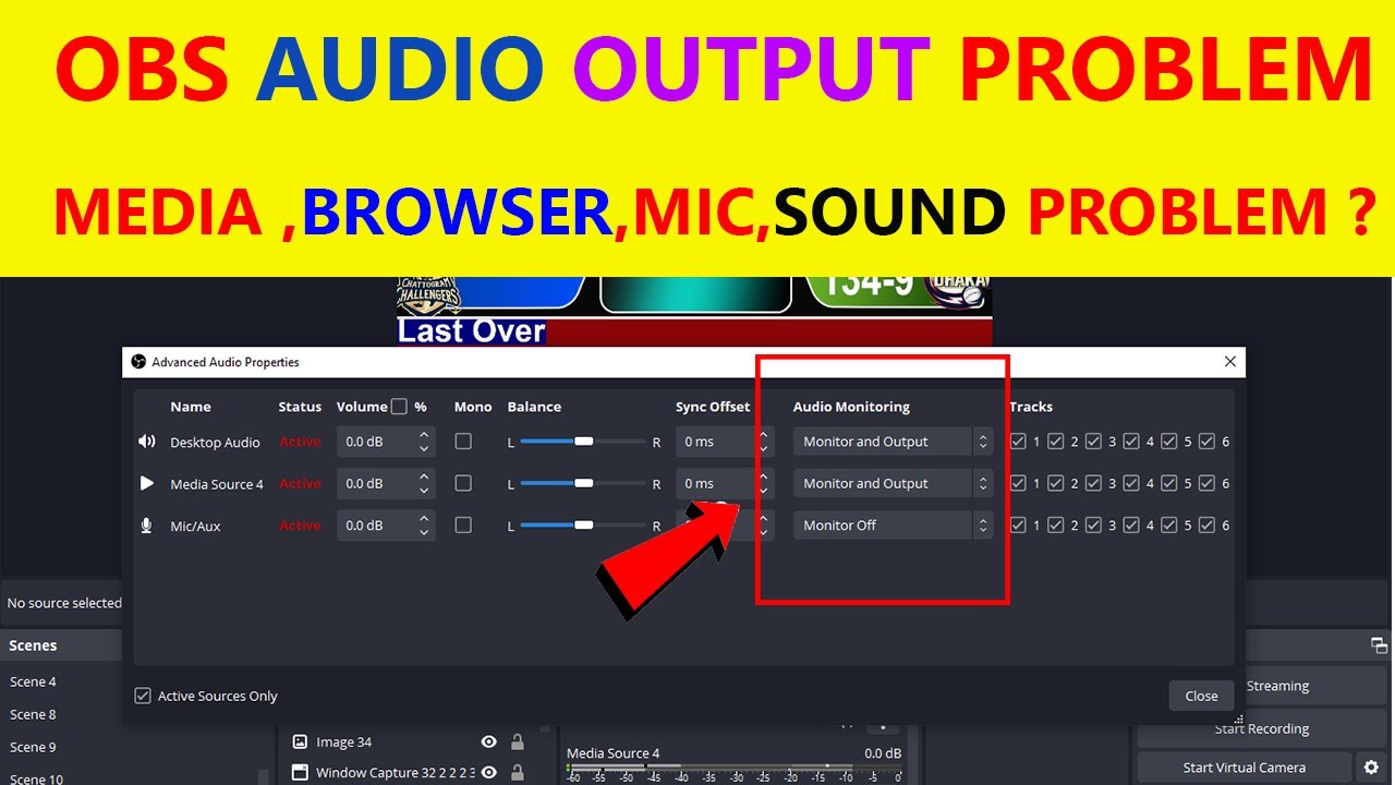 obs media and browser source sound out put problem full tutorial - YouTube