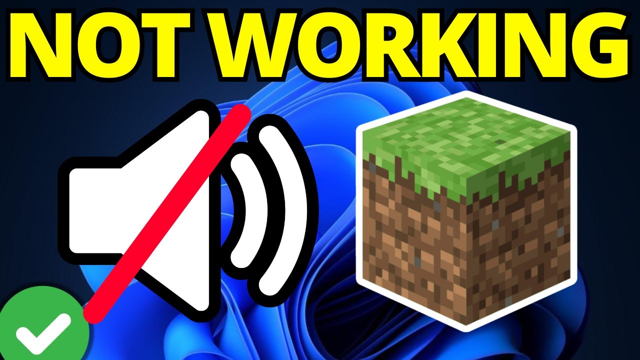 How To Fix Minecraft Audio Not Working - YouTube