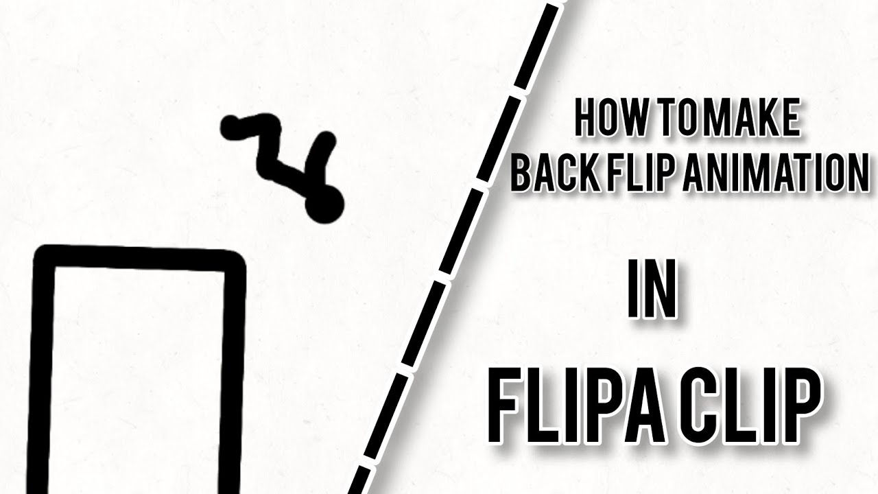 how to make back flip animation flipa clip - YouTube