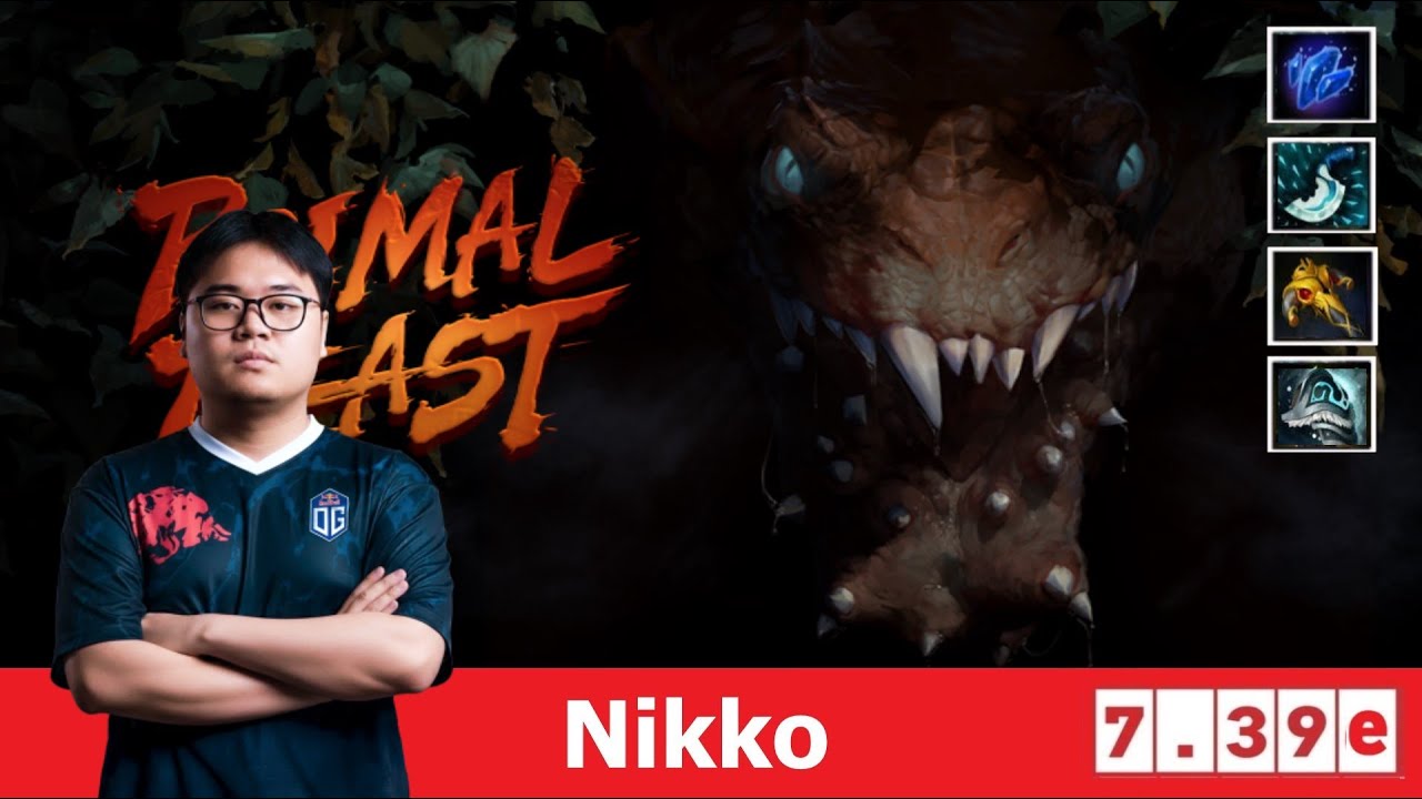 [DOTA 2] Nikko PRIMAL BEAST [OG vs NAVI] [BLAST SLAM 5] - YouTube