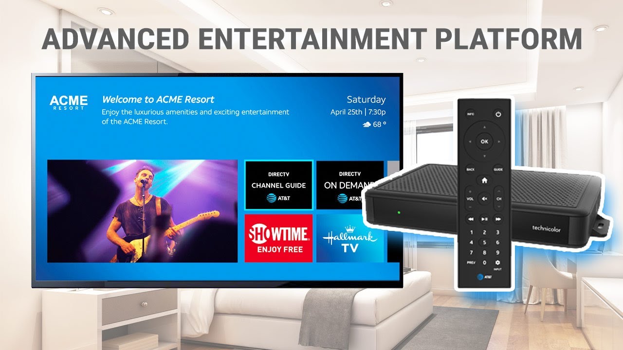 The Advanced Entertainment Platform (AEP) from AdcommTV: DIRECTV® SETS ...