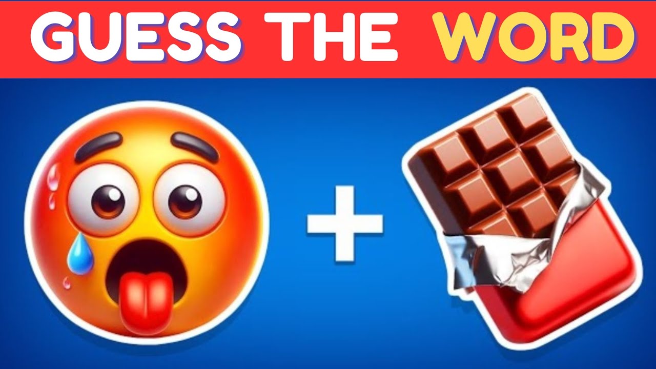 Guess the Word by Emoji Hard 🤔 emoji quiz challenge - YouTube