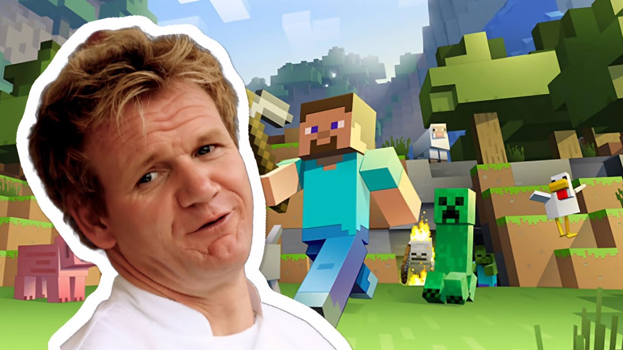Gordon Ramsay plays Minecraft - YouTube