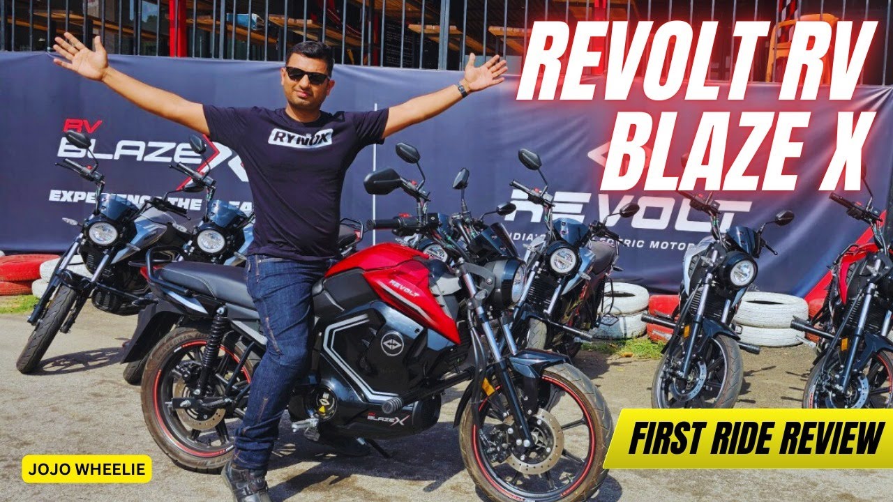 New Revolt RV Blaze X First Ride Review | Ev commuter with 150km range ...