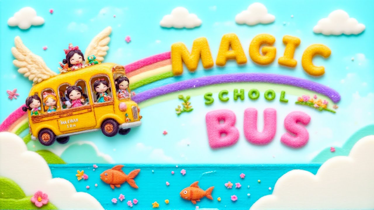 🚌 Magic School Bus Song | Learn & Explore | Kids Songs & Nursery Rhymes ...