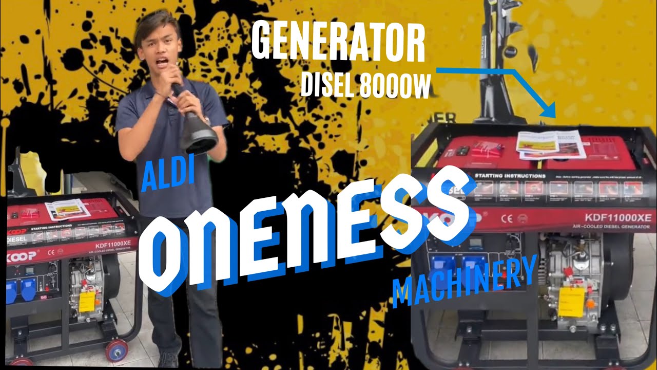 Review generator disel koop 11000XE 8000w @PrankGenerator ...