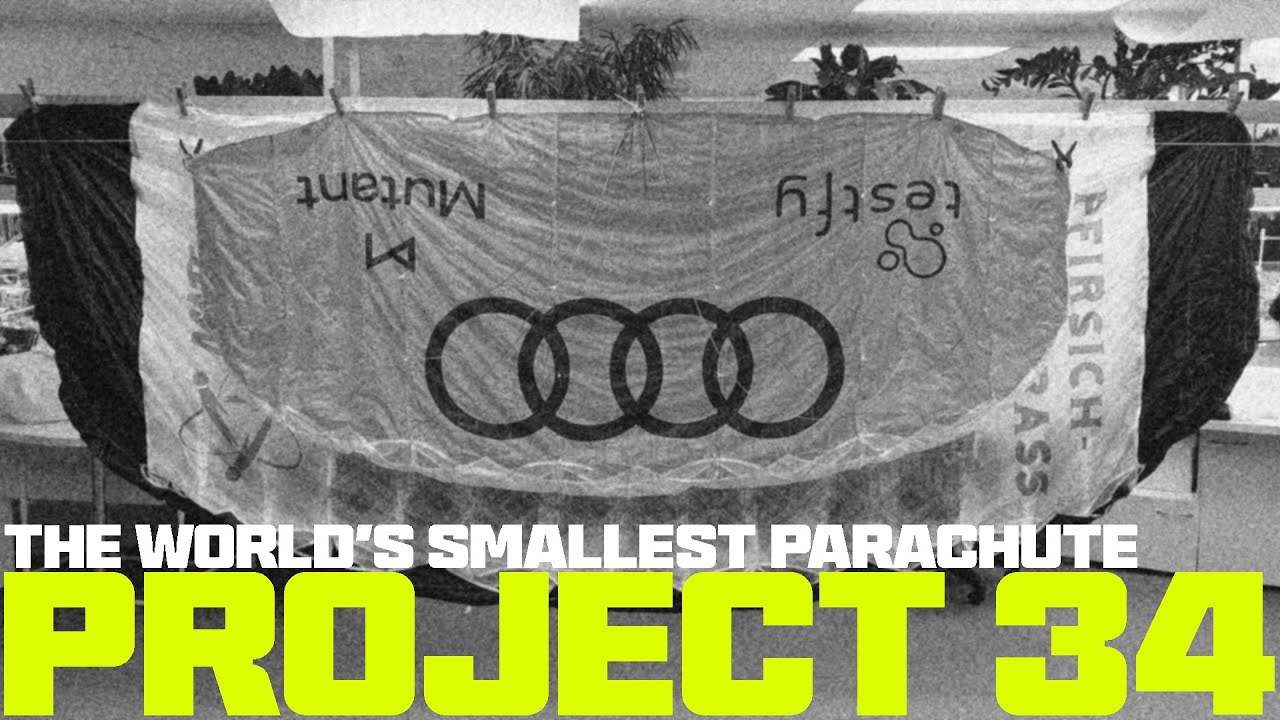 Project 34 | Making The World's Smallest Parachute - YouTube