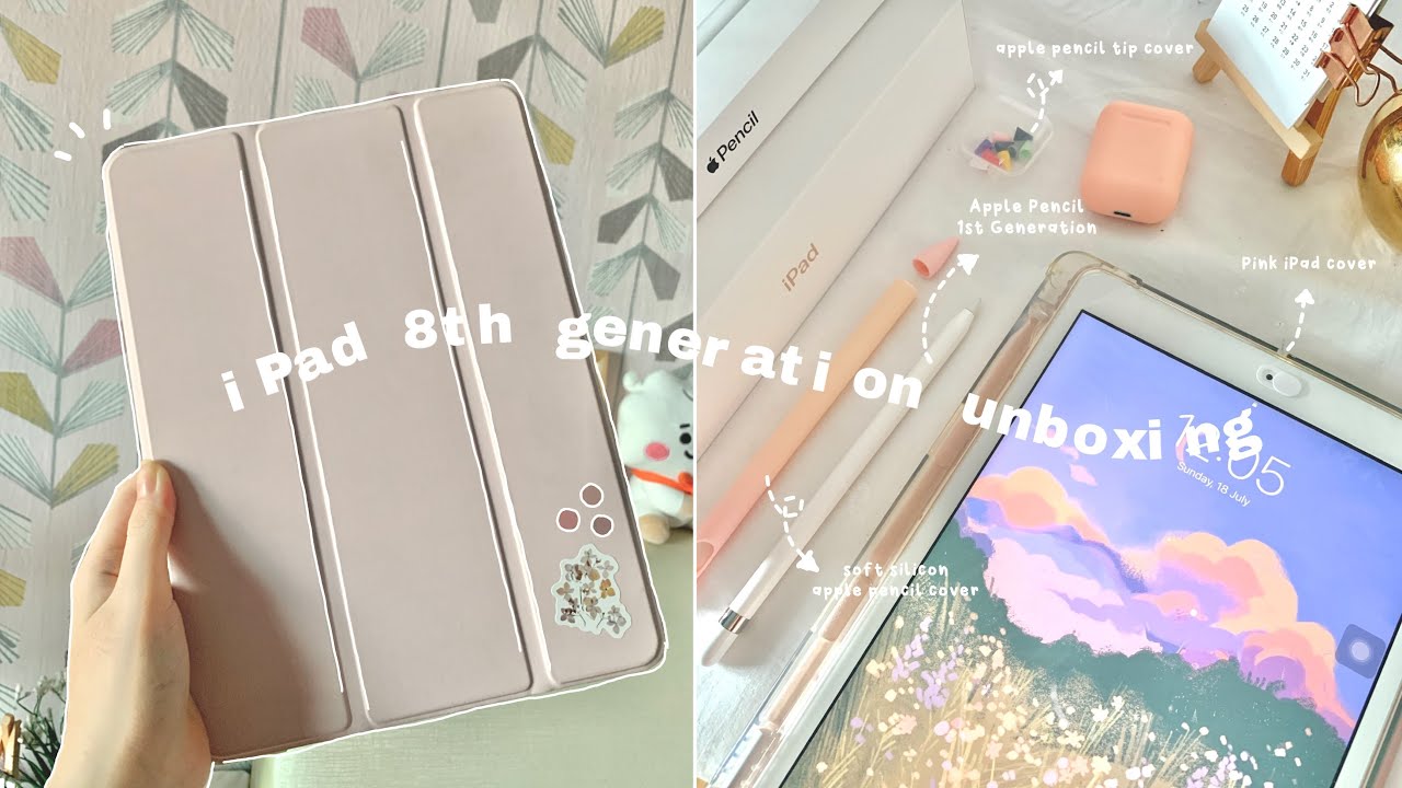 🍎iPad 8th generation unboxing in 2021 (+simple accessories! ) 🇲🇾 ...