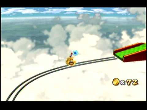 Super Mario Galaxy - Collecting 100 Coins in the Rolling Gizmo Galaxy ...