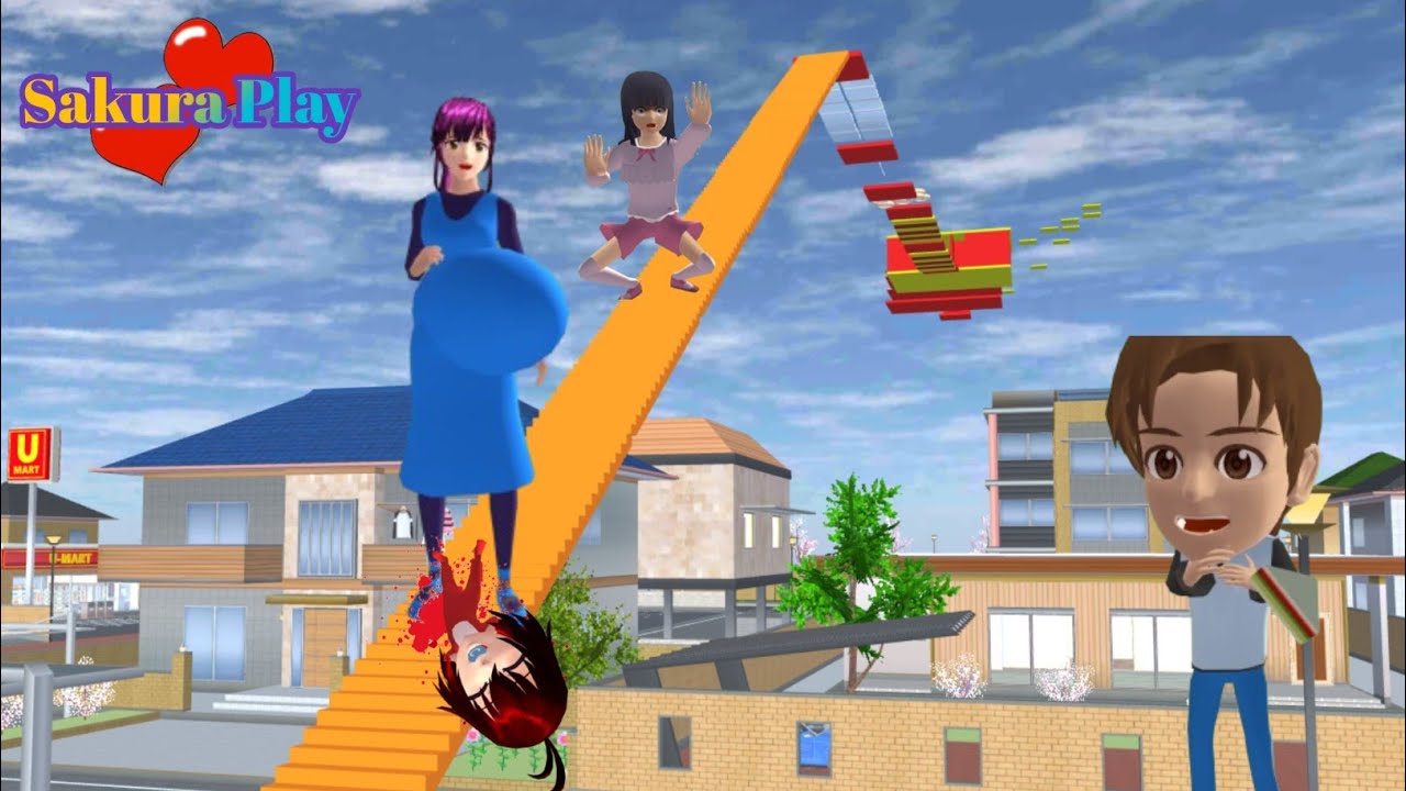 Ibu Sakura Hamil Melahirkan Jago Main Parkour Tersulit 😱😱😱😱Di Game ...