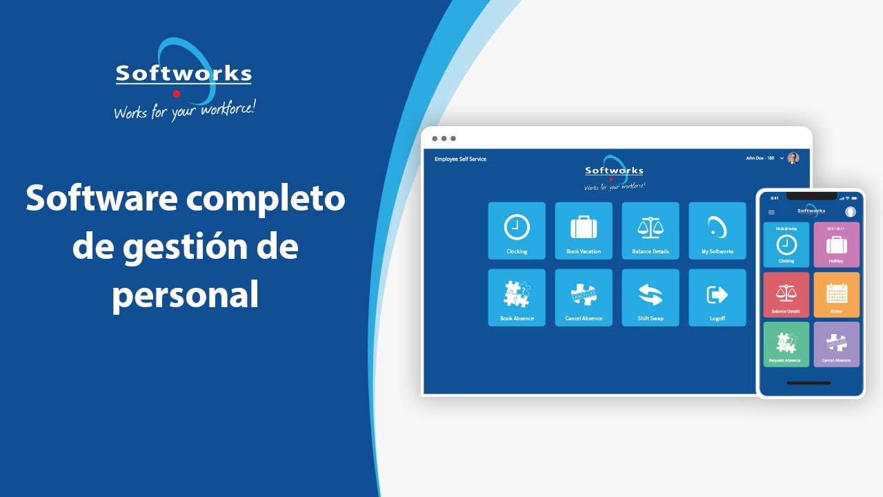 Softworks - Software completo de gestión de personal - YouTube