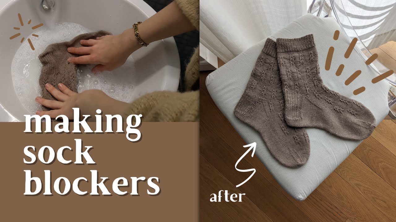 Making DIY Cardboard Blockers For My Hand knit Socks YouTube Making DIY Cardboard Blockers For My Hand knit Socks YouTube