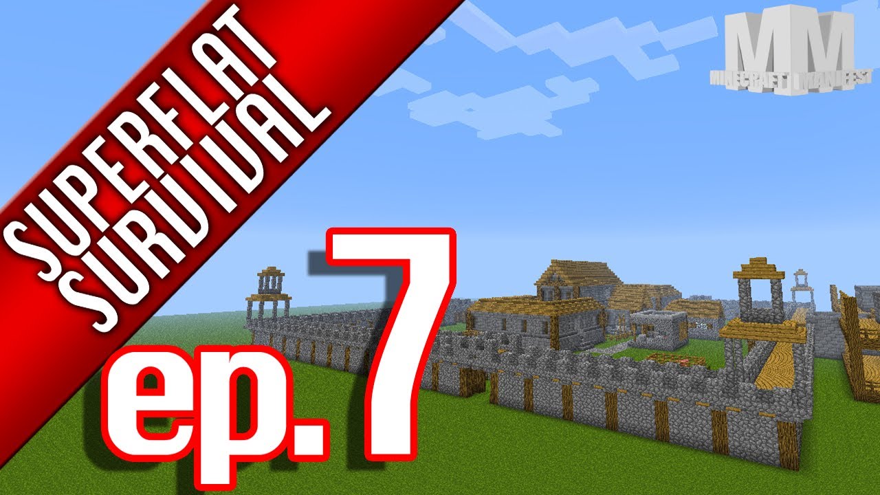 The Old Superflat Survival - Ep. 7 - Building, Building and More ...