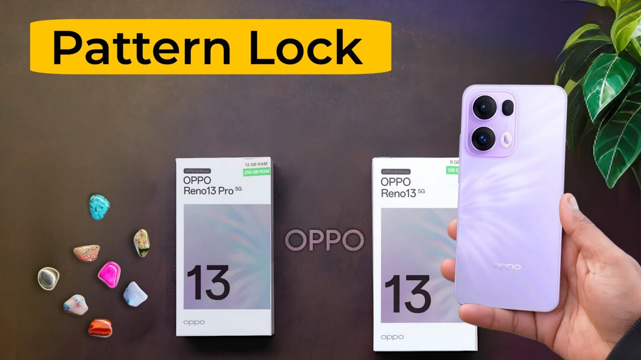 Oppo Reno 13 / 13 Pro: How to Add Pattern Lock | Oppo Reno 13 Pro me ...