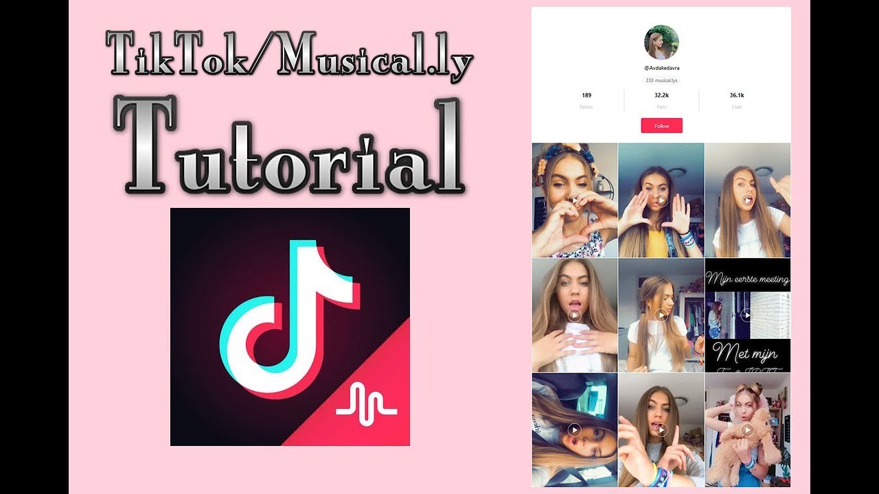 TikTok/Musically Tutorial 2018 - YouTube