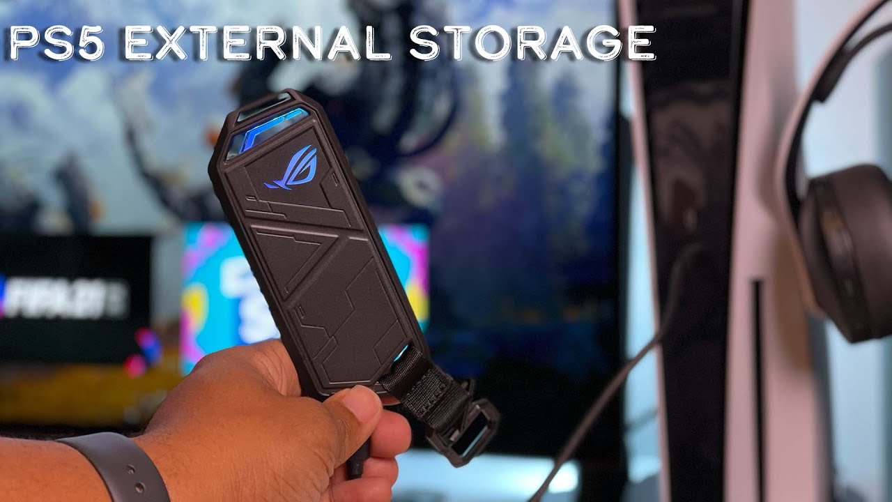 External Storage on Sony PS5 with Asus Rog Strix Arion M.2 Enclosure ...