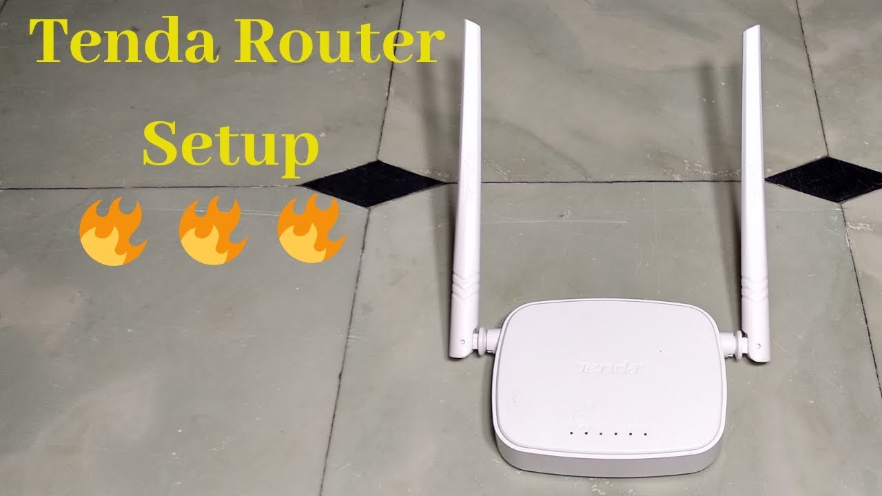 Tenda Router Setup !! - YouTube