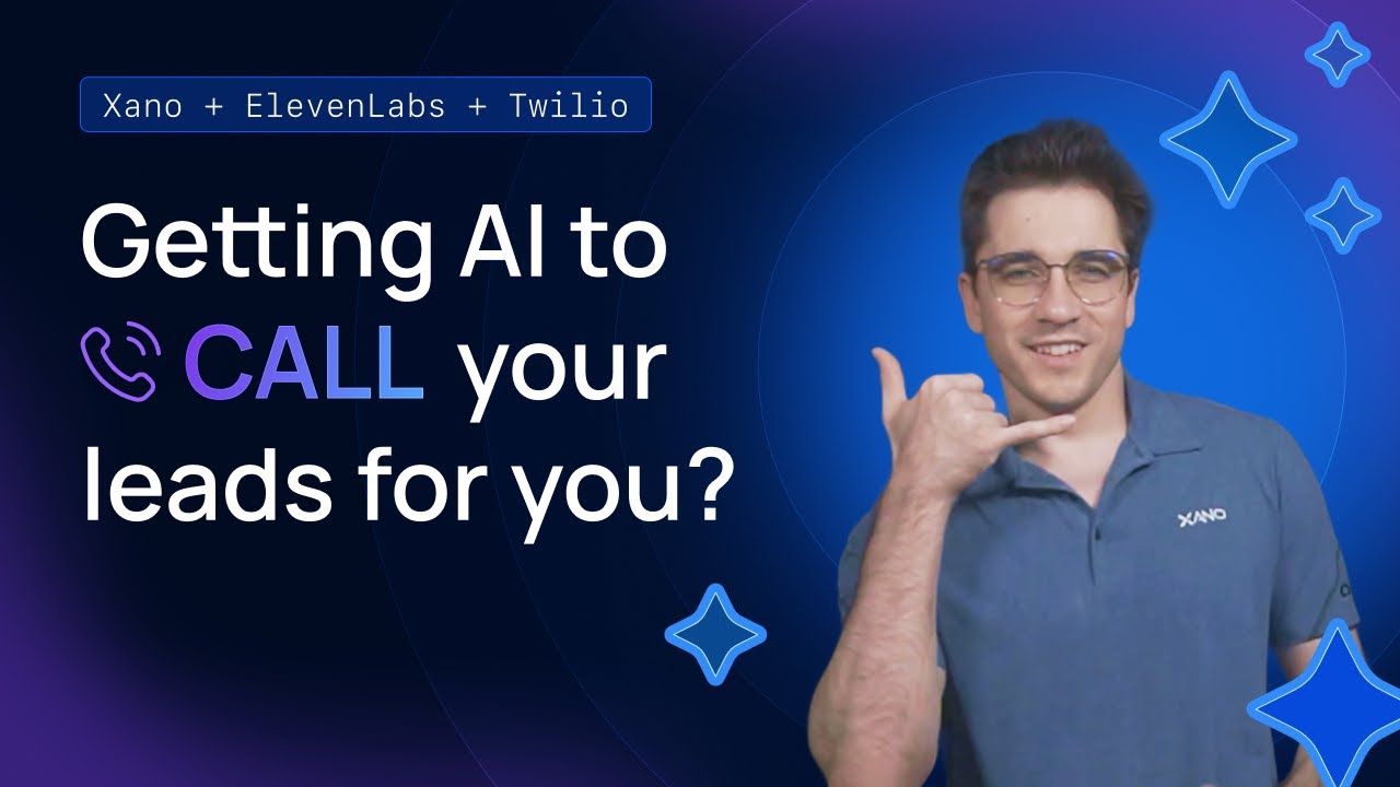 Getting AI to CALL your leads for you? | @Elevenlabs + @twilio + Xano ...