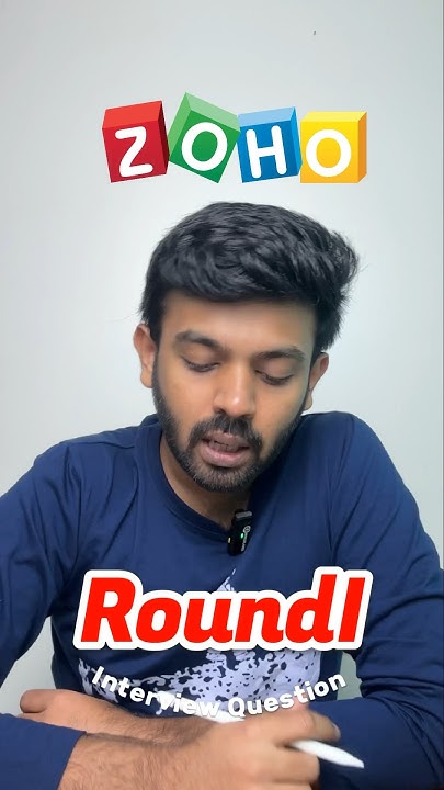 Sorting Question in Zoho Round 1 #codeio - YouTube
