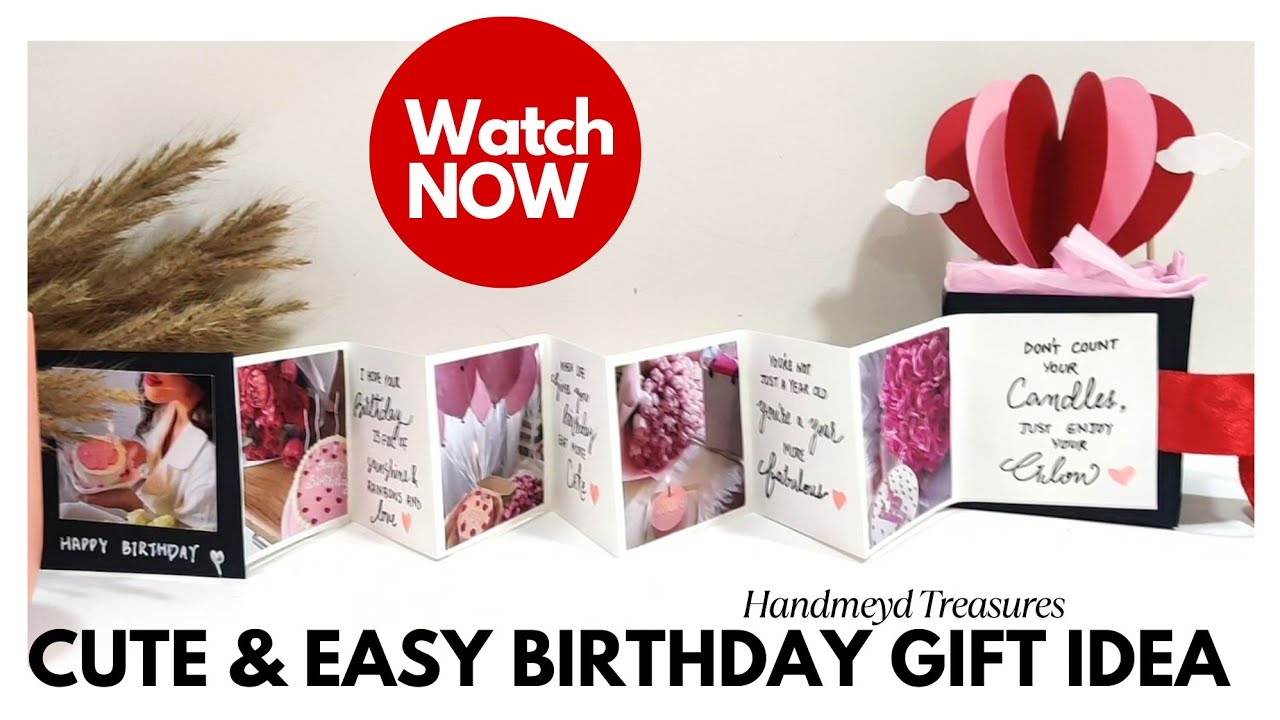 Cute and Easy Birthday Gift Idea | Birthday Gift | Handmeyd Treasures ...